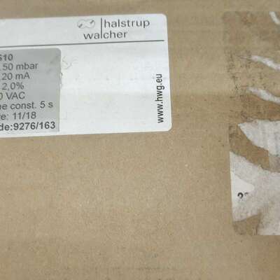 议价德国Halstrup Walcher差压变送器