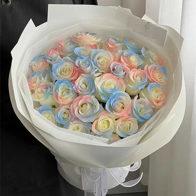 网红款鲜花玫瑰花束同城速递