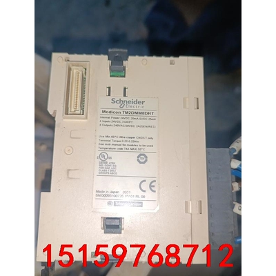 施耐德plc 施耐德tm2dmm8drt 拆机功能正常，成色议价