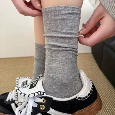 入夏！格雷系列灰色系月子袜wa！简直绝了~柔软舒适！堆堆袜子
