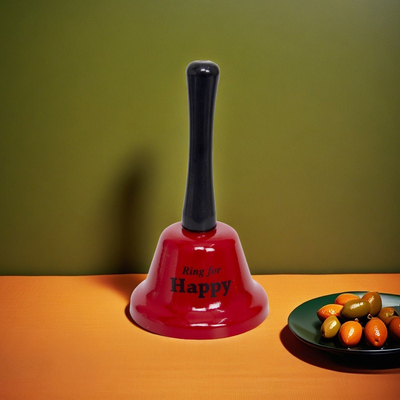 大号手摇铃玩具儿童床铃上课传唤游戏铃幼儿园乐器教具宝宝早教