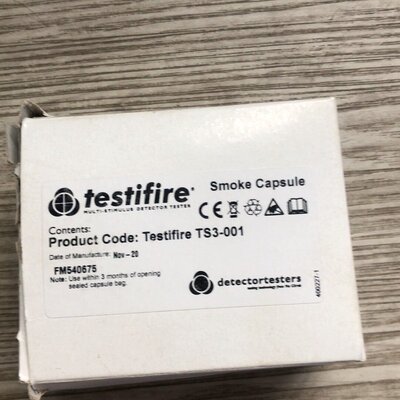 议价-Testifire火警测试感烟胶囊，型号TS3-001，20