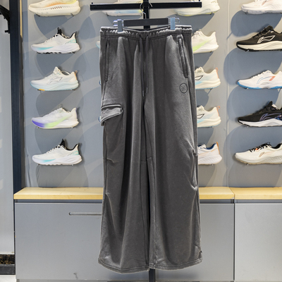 李宁直筒男子保暖宽松舒适卫裤