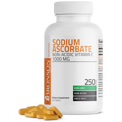 Bronson Sodium Sodium Ascorbate Non Acidic Vitamin C