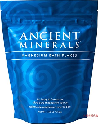 Ancient Minerals Magnesium Bath Flakes of body and foot soak