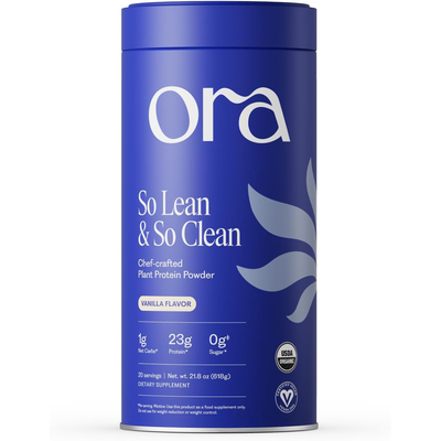 Ora Organic Vegan Protein Powder, So Lean & So Clean