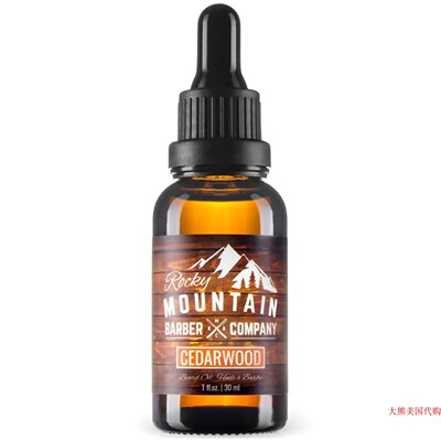 Rocky Mountain Barber Company Cedarwood Beard Oil