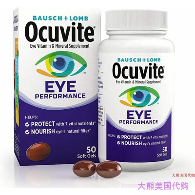 Bausch + Lomb Ocuvite Eye Vitamin & Mineral, Eye Performance