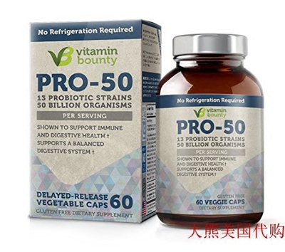 Vitamin Bounty Pro 50 Probiotic 13 Probiotic Strains