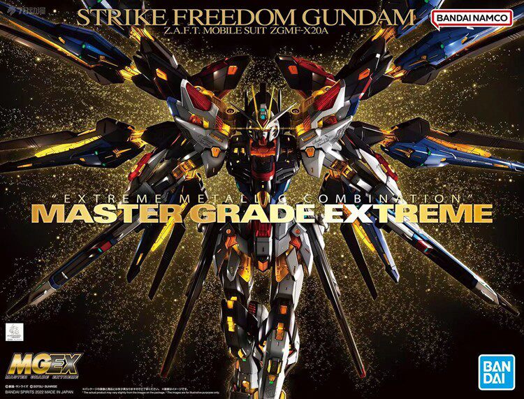 万代MGEX SEED STRIKE FREEDOM X20A MGEX强袭自由高达拼装模型_虎窝淘