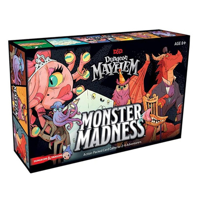 全英文款dungeon mayhem monster madness混乱地下城桌游卡牌