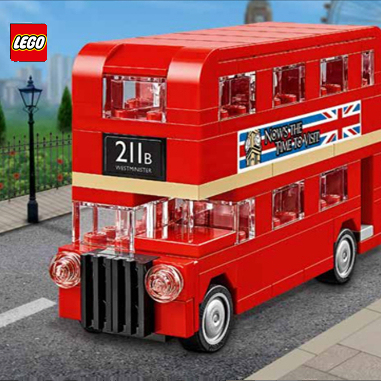 乐高40220伦敦巴士积木