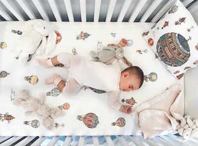 原装ac法国atelier choux轻奢婴儿床笠床单适用stokke leander