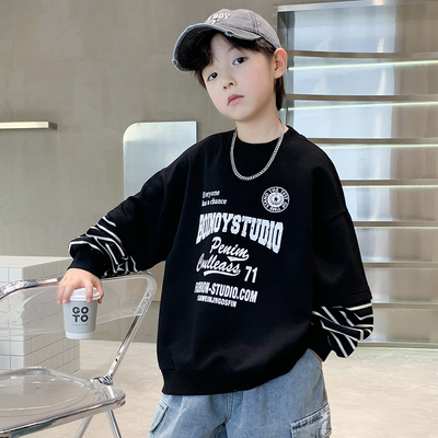 男童卫衣春秋款2025新款春季