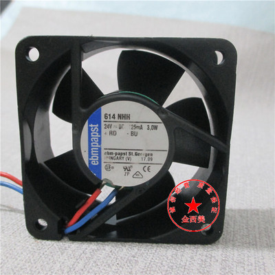 A5E01052493AE 24V 125mA 3.0W 614NHHR散热风扇