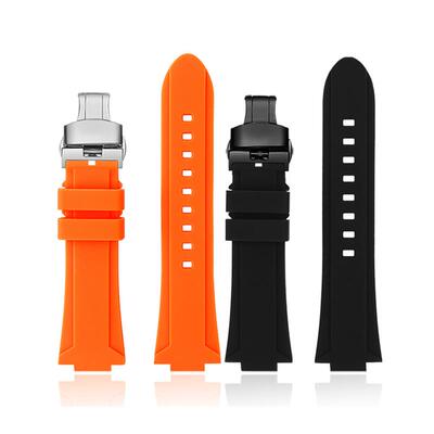 适配原厂悠洋飞亚太空战舰DGA35012酒桶型改装Q凸口硅胶橡胶手表