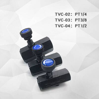 新款液压管式单向节流阀调速阀流量调节CS-1002/3/4 TVC-02/03/04