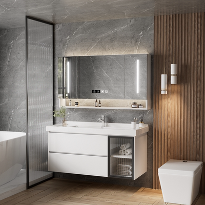 玻璃门304不锈钢一体陶瓷盆现代