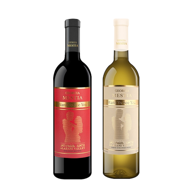 格鲁吉亚原瓶进口女士微醺半甜酒