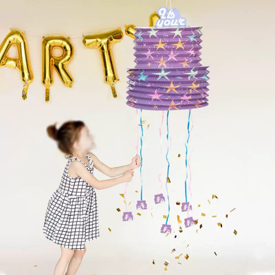 PanParty惊喜盒子迷你拉线皮纳塔Pinata填充礼物生日派对节日聚会