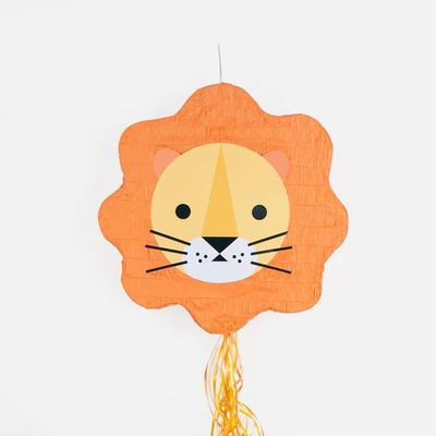 PanParty可爱动物小狮子皮纳塔六一儿童生日派对聚会游戏pinata