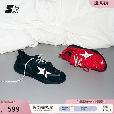 STARTER赛车鞋女鞋红色鞋子休闲鞋男士运动鞋男鞋德训鞋黑色鞋子