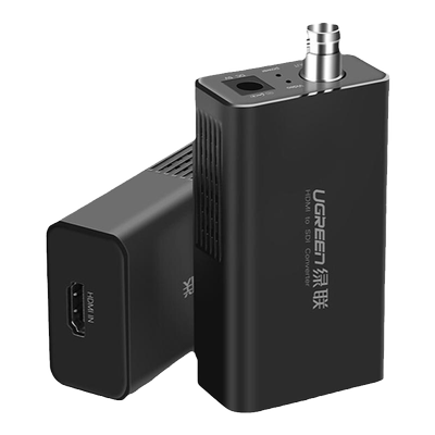 绿联 SDI转HDMI转换器摄像机接显示器屏电视HDNI转3G/SD/HD-SDI接头高清线1080P/60Hz音视频100米传输