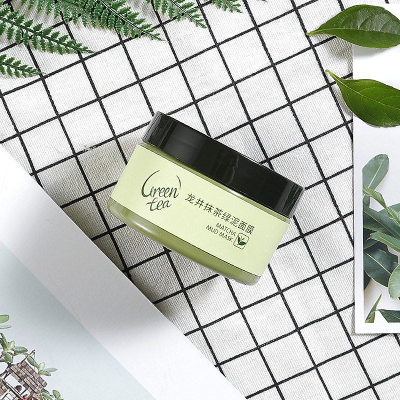 莱蔻龙井抹茶绿泥面膜125g 清爽补水细致毛孔护肤品 货源