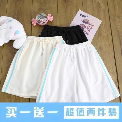 女童夏季薄款休闲五分儿童运动裤
