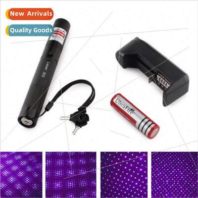 303 blue violet light high power laser flashlight laser lase