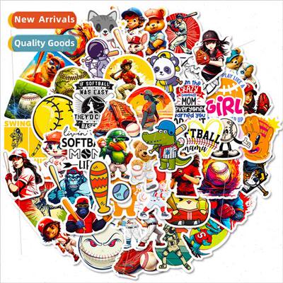 50 stickers baseball softball sports stickers new independen