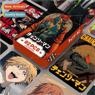 New 92PCS high-definition color printing photo card Chainsaw