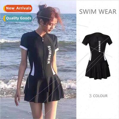 The new one-piece swimsuit sports surf girls colorful conser