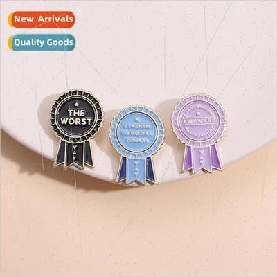 Creative Geometric Medal Pin Student Award Inspirational Met