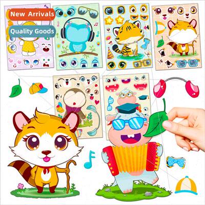 New 6 childrens educational toys creative handmade DIY carto