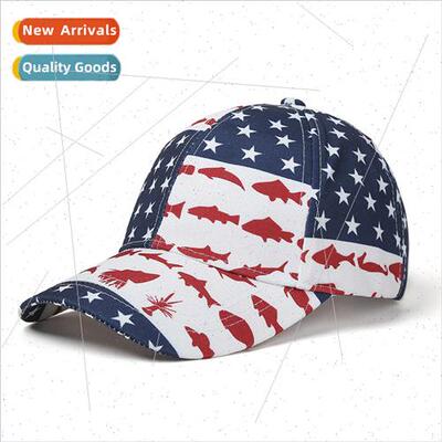 2022 new spring and summer American flag sun shading basebal