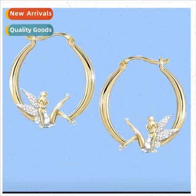 New hot good  cute flower fairy simple earrings fashion micr