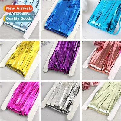 1*2 meters colorful birthday decoration rain curtains party