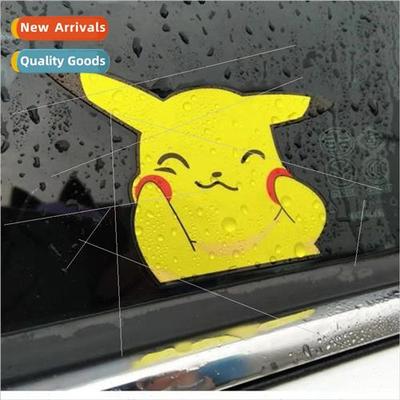 Pikachu car stickers car hood stickers cover scratches carto