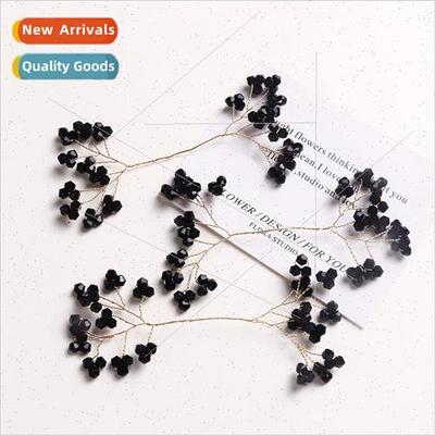 Ancient  simulation twigs copper wire bilateral flowers diy