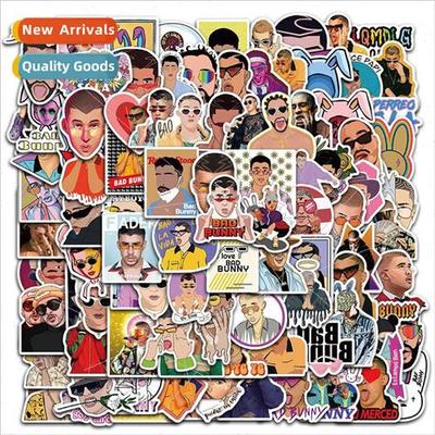 100 Puerto Rican singer Bad Bunny Bad Bunny graffiti sticker