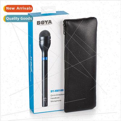 BY-HM100 handheld interview recording dynamic microphone cam
