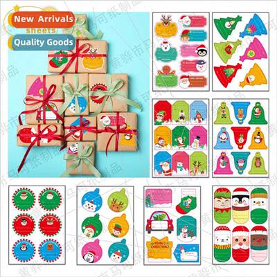 Christmas stickers Christmas gift tags stickers self adhesiv