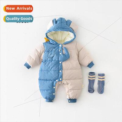 Autumn and winter baby cotton clothes long climb Korean  of