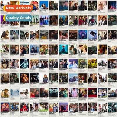 100 stickers poster stills classic movie stickers luggage mo