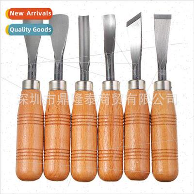 6pcs DIY Hand Tools Carving Knife Carton Set Wood Carving Cu