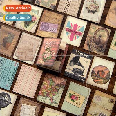 Fantastic Journey Series Mini Book Vintage book pages can be