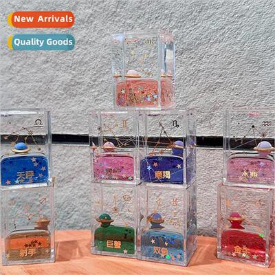 The twelve constellations into the oil ornaments cute creati