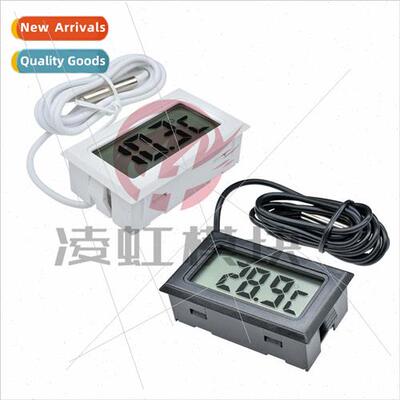Electronic thermometer with waterproof probe to measure the