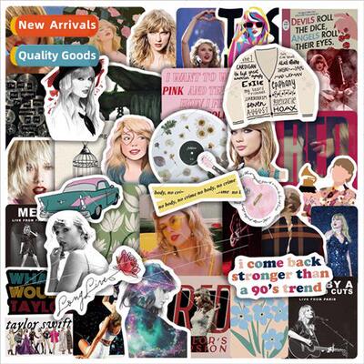 50 pcs folklore evermore tyler graffiti stickers bike comput